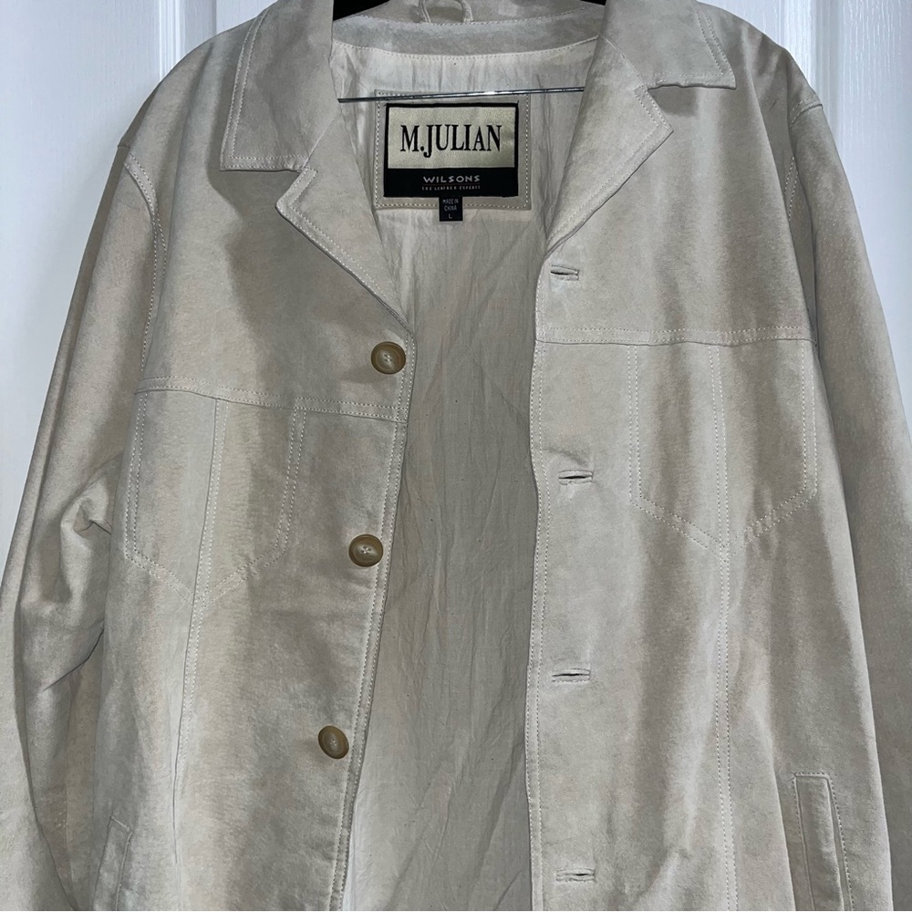 Wilson’s Leather White Suede Jacket - Gem